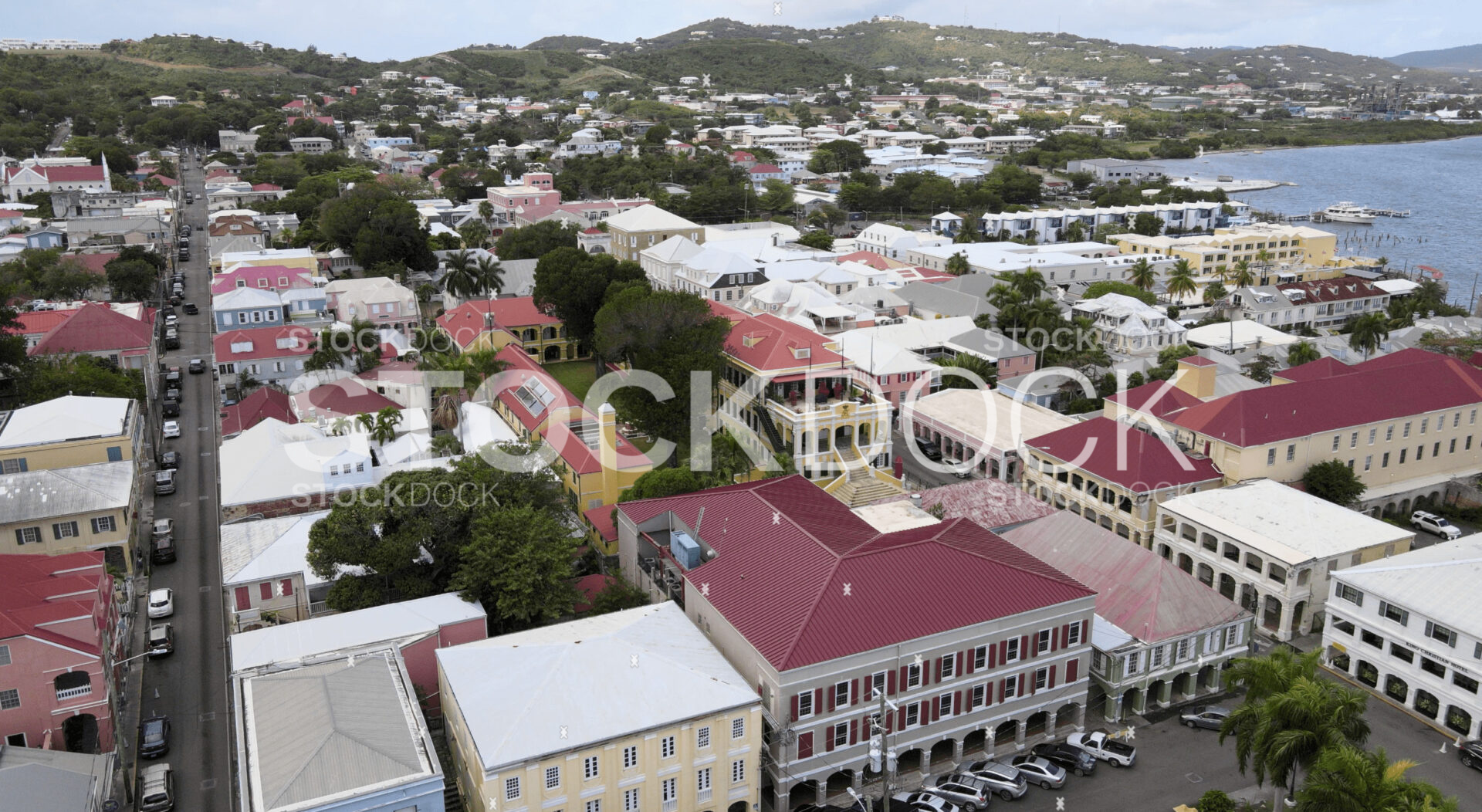 Government House St. Croix US Virgin Islands - Stock Dock